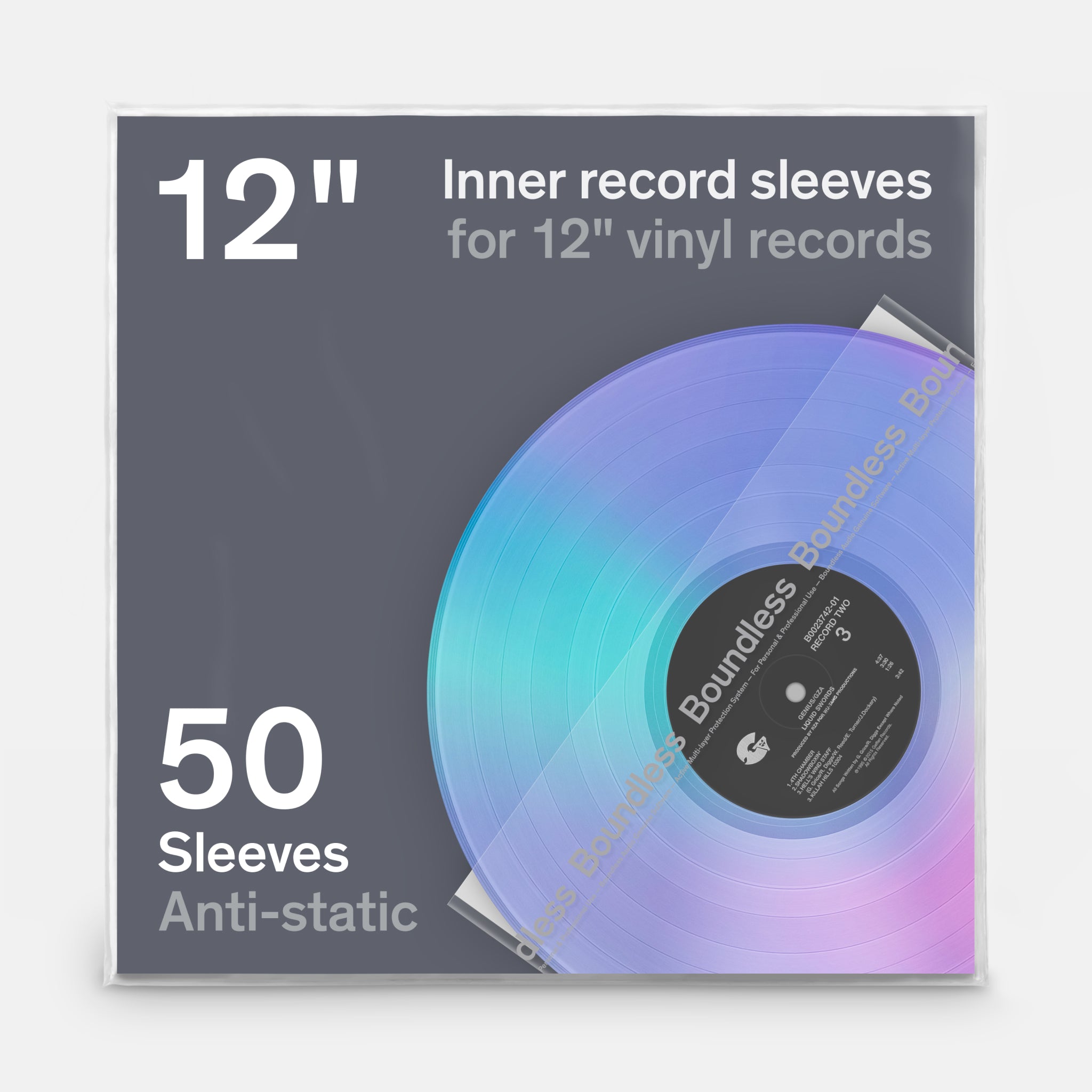Inner Record Sleeves (50 Pack) – Boundless Audio